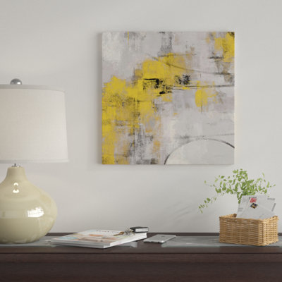 East Urban Home Stone Gardens II Yellow by Silvia Vassileva - Gallery-Wrapped Canvas Giclée ...
